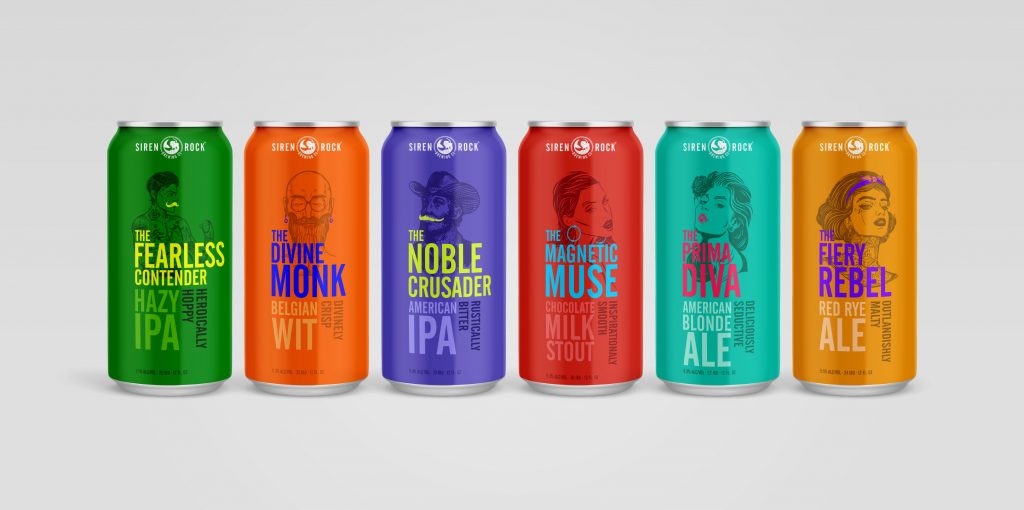 Siren Rock Beers - ClearBrand Brand Identity Work